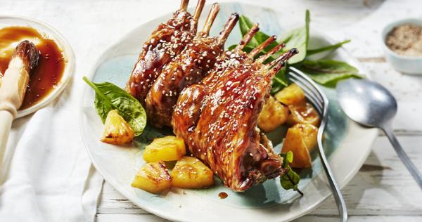 Carré de côtes de chevreau laqué sauce yakitori | Recettes | La-Viande.fr